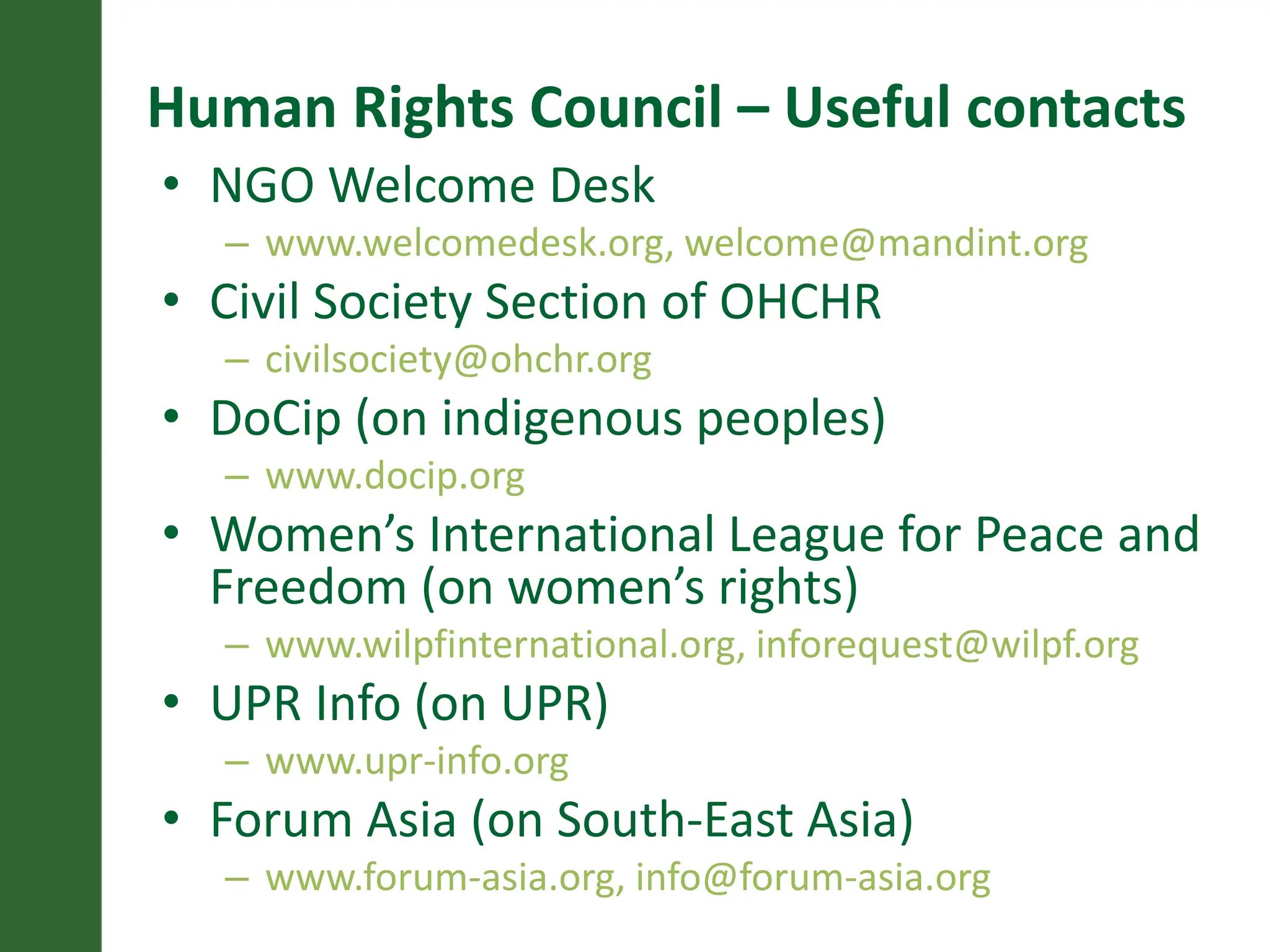 UN Human Rights System - TEACHING 2024 ok | PPT