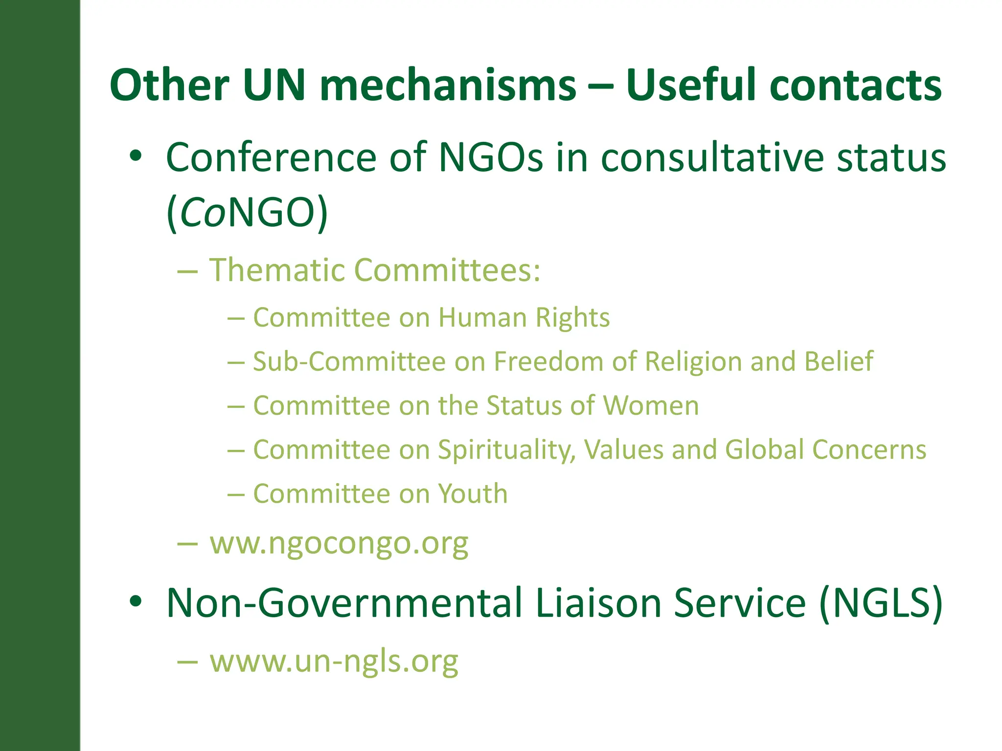 UN Human Rights System - TEACHING 2024 ok | PPT