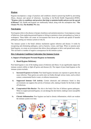 UNHYGIENIC CONDITIONS VERSUS IMMUNITY.pdf | Infectious Diseases ...