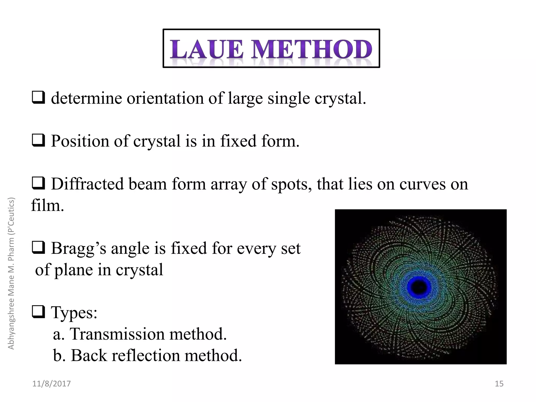 Solid state characterization by XRD & its applications | PPTX