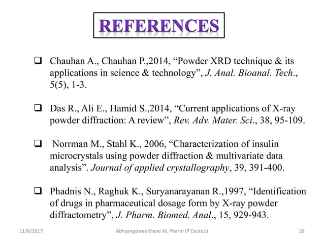 Solid state characterization by XRD & its applications | PPTX ...