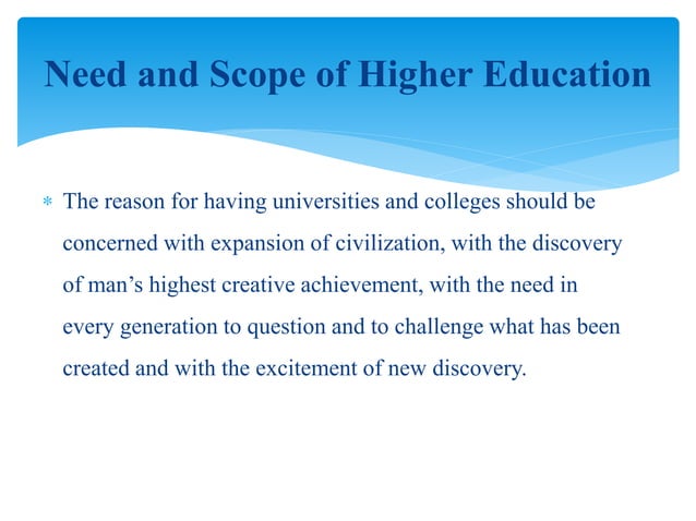 Uni 1 introduction to higher education | PPTX | College Planning ...