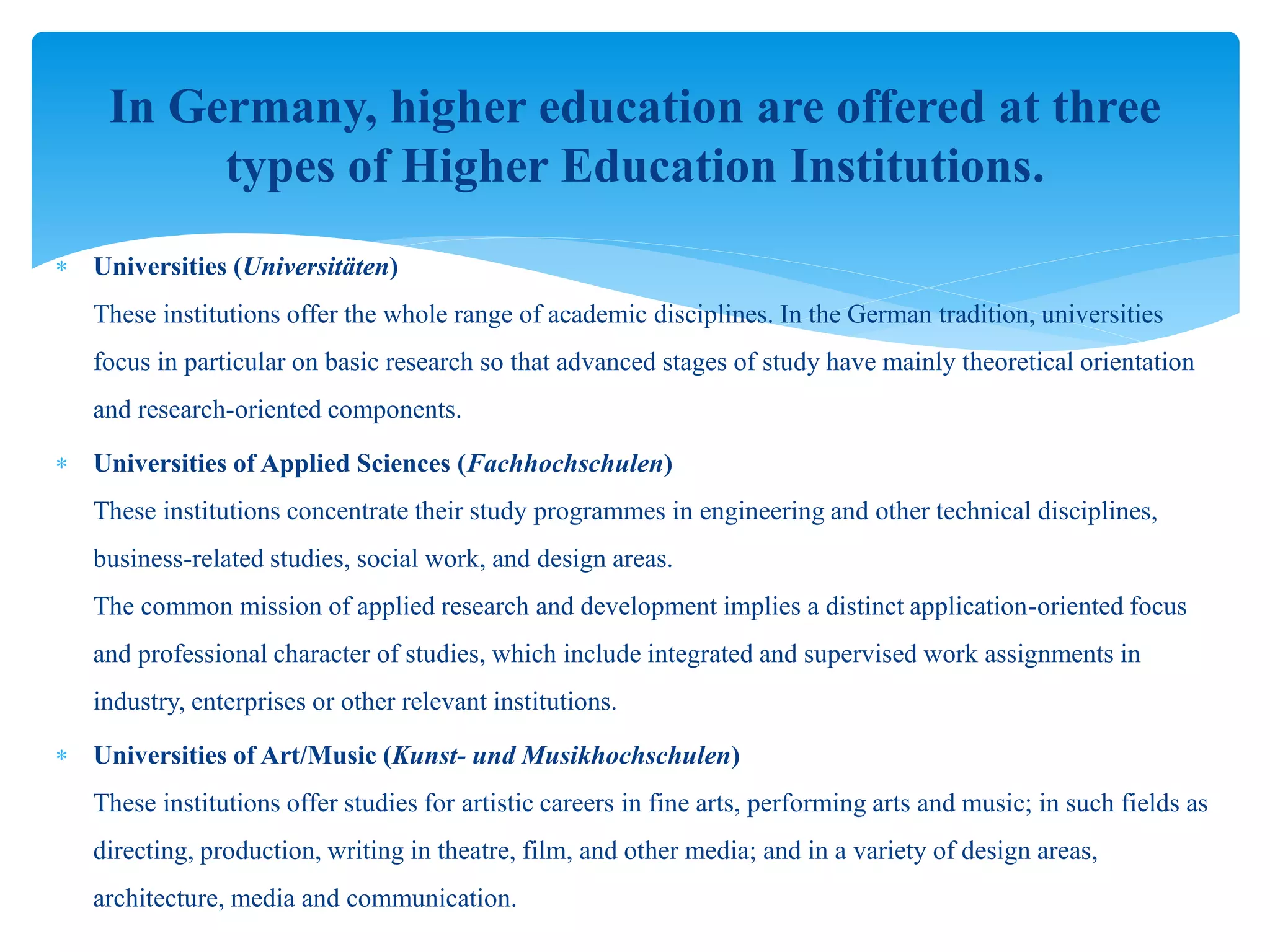 Uni 4 higher education in developed countries | PPTX