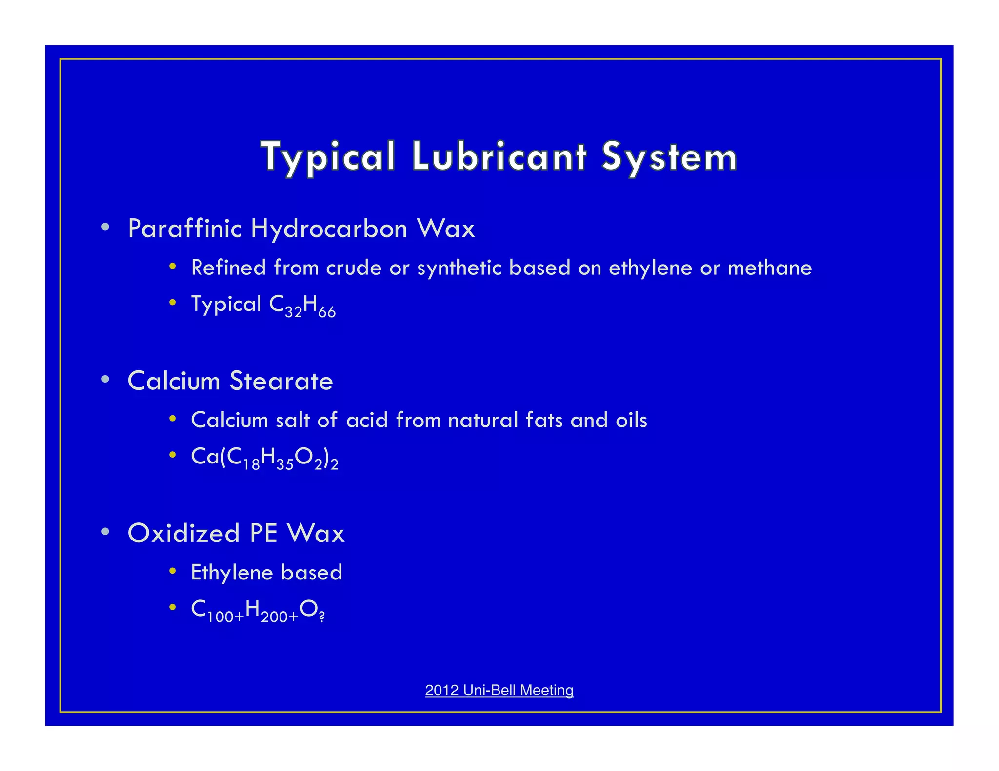 Lubricating Rigid PVC Pipe Formulations, Current Issues and Options | PDF