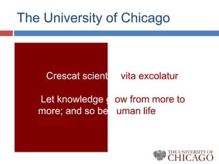 University chicago | PPT