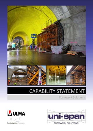 Uni span formwork solutions capability statement (small) | PDF