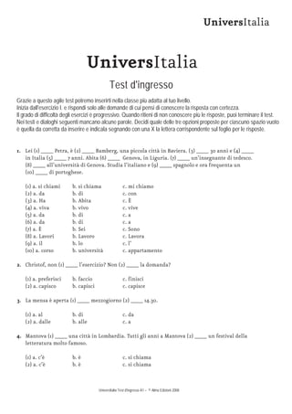 Uni test | PDF