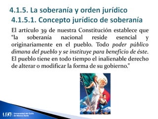 Unidad 4. Derecho y Estado | PPTX