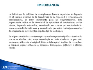 Unidad 5. Modelos de reemplazo | PPTX