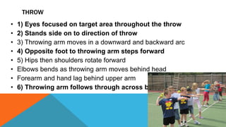 Uni Active Skills: Overarm Throw & Balance | PPTX
