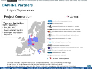 EuroHPC AI in DAPHNE and Text Summarization | PDF