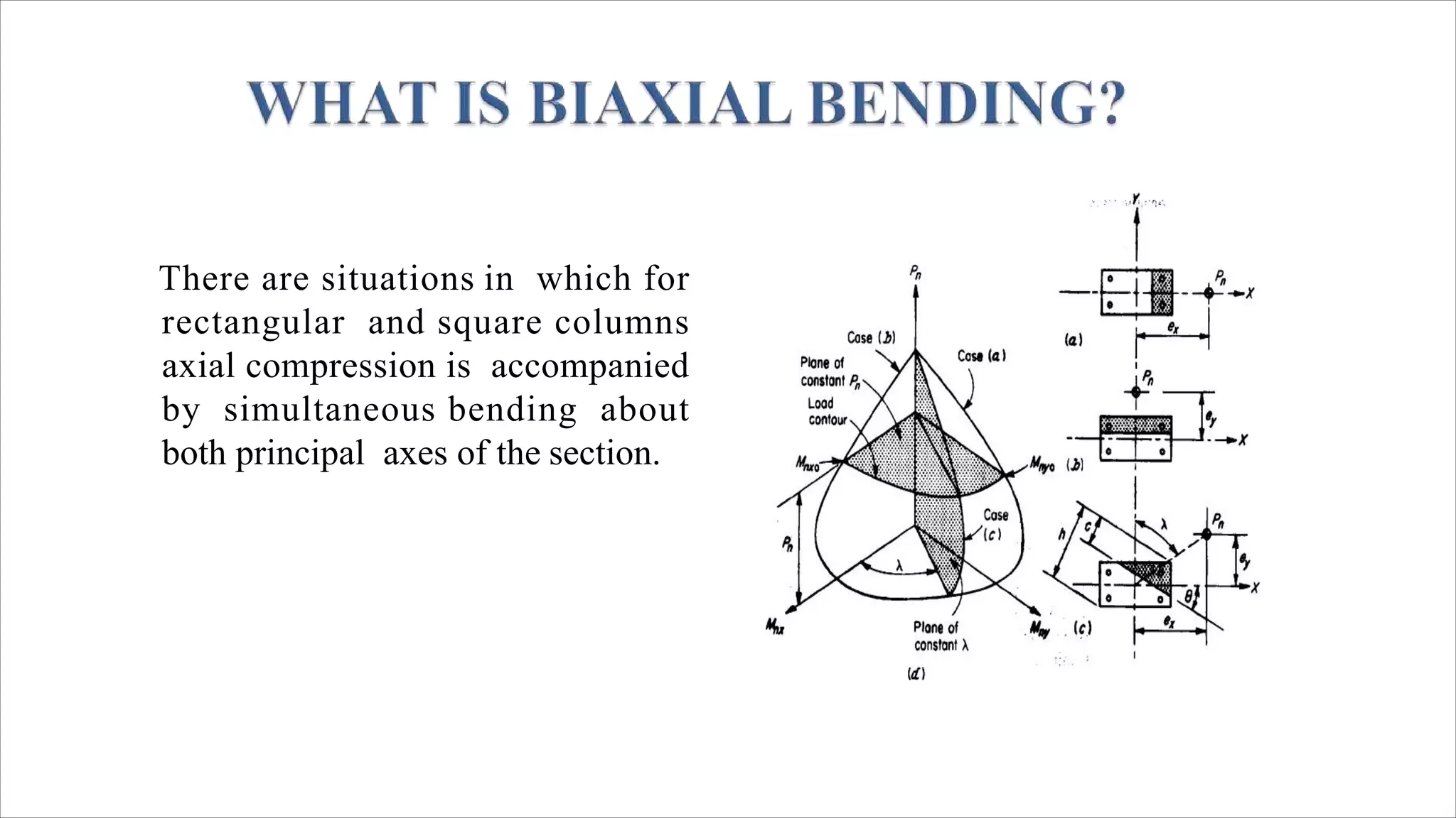 Uni and bi axial column and design | PDF