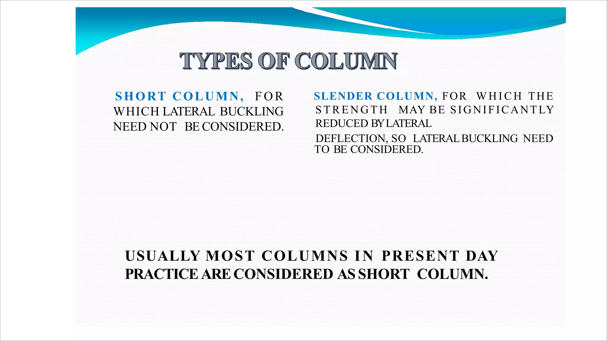 Uni and bi axial column and design | PDF