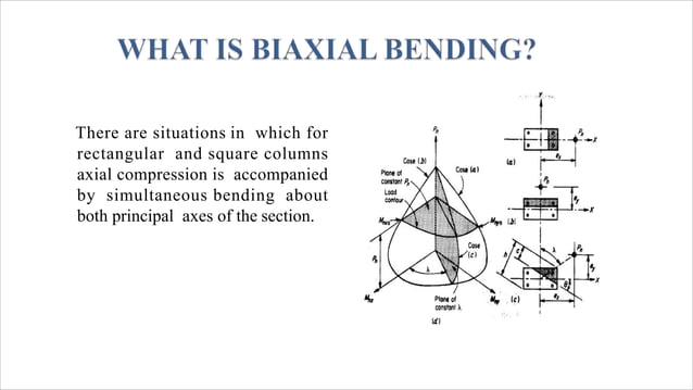 Uni and bi axial column and design | PDF | Physics | Science