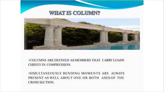 Uni and bi axial column and design | PDF