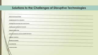 UNIBEN Disruptive Technologies for Sustainable Development and ...
