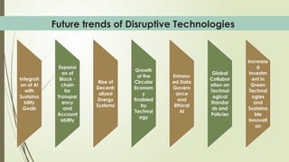 UNIBEN Disruptive Technologies for Sustainable Development and ...