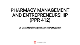 UNIBEN Pharmacy Management & Entrep Marketing Mix.pdf