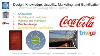 Design, part of my 2014-2015 lectures at the University of Bergamo. | PPT