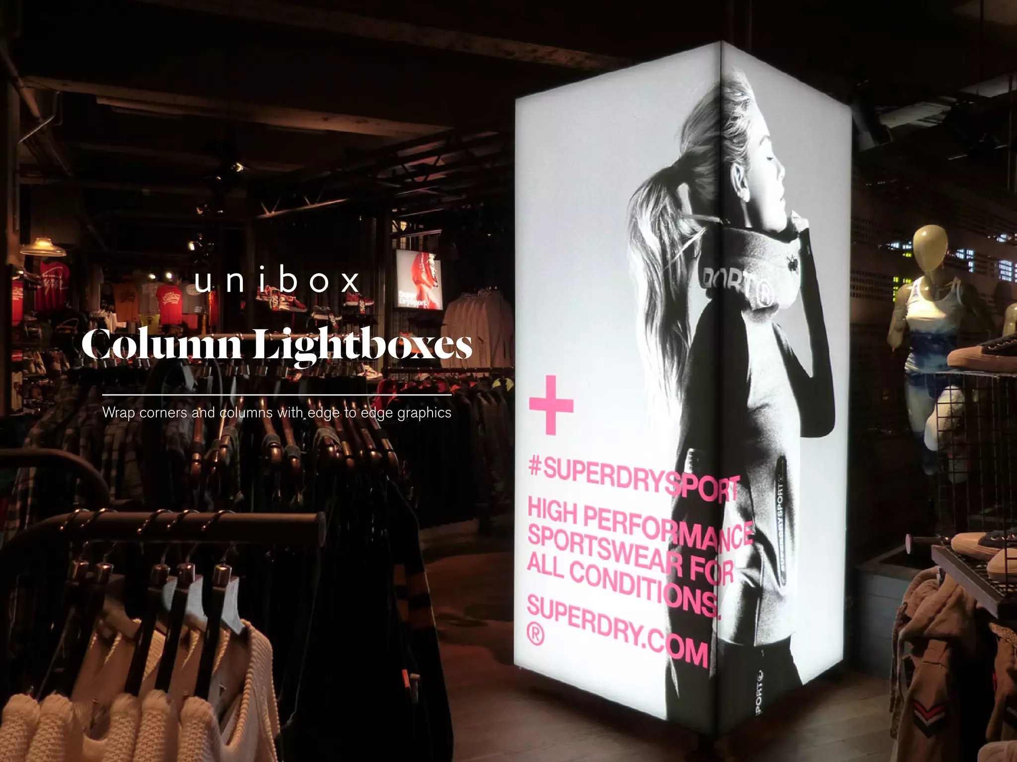 Unibox column lightboxes (retail expo19) 190430 | PPT