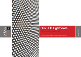 Unibox flux lightbox range 2 | PDF