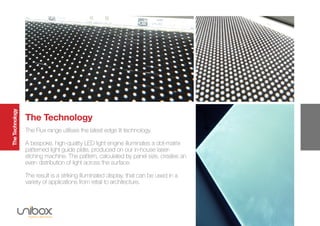 Unibox flux lightbox range 2 | PDF