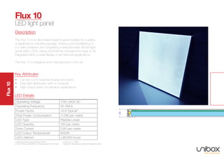 Unibox flux lightbox range 2 | PDF