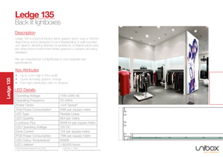 Unibox ledge led lightboxes october2014 | PPT