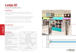 Unibox ledge led lightboxes october2014 | PPT