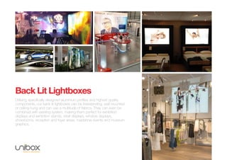 Unibox ledge led lightboxes october2014 | PPT