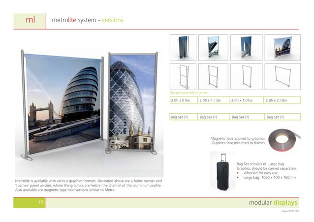 Unibox modular display brochure | PPT