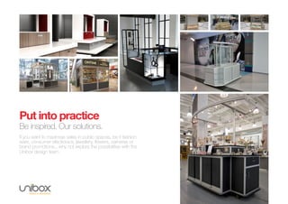 Unibox retail merchandising units | PPT