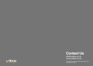 Unibox showcases nov14 | PPT