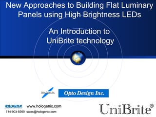 UniBrite Uniform LED Lighting | PPT