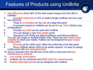 UniBrite Uniform LED Lighting | PPT