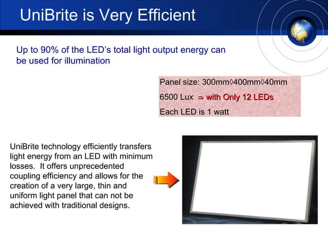 UniBrite Uniform LED Lighting | PPT