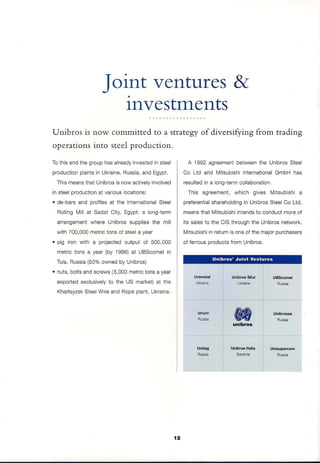 Unibros Steel Co. Ltd. | PDF