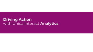 Unica Interact Advanced Analytics | PPT