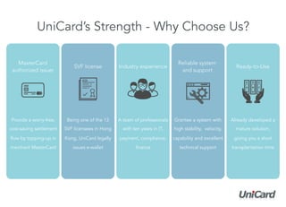 UniCard Prepaid Card Solution | PPT