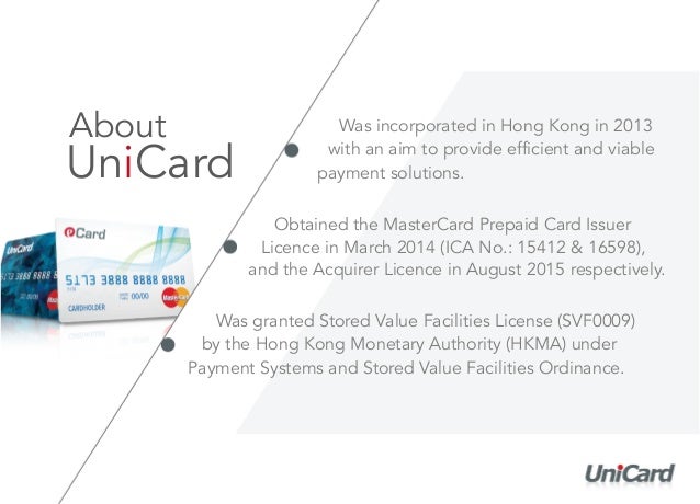 UniCard Prepaid Card Solution