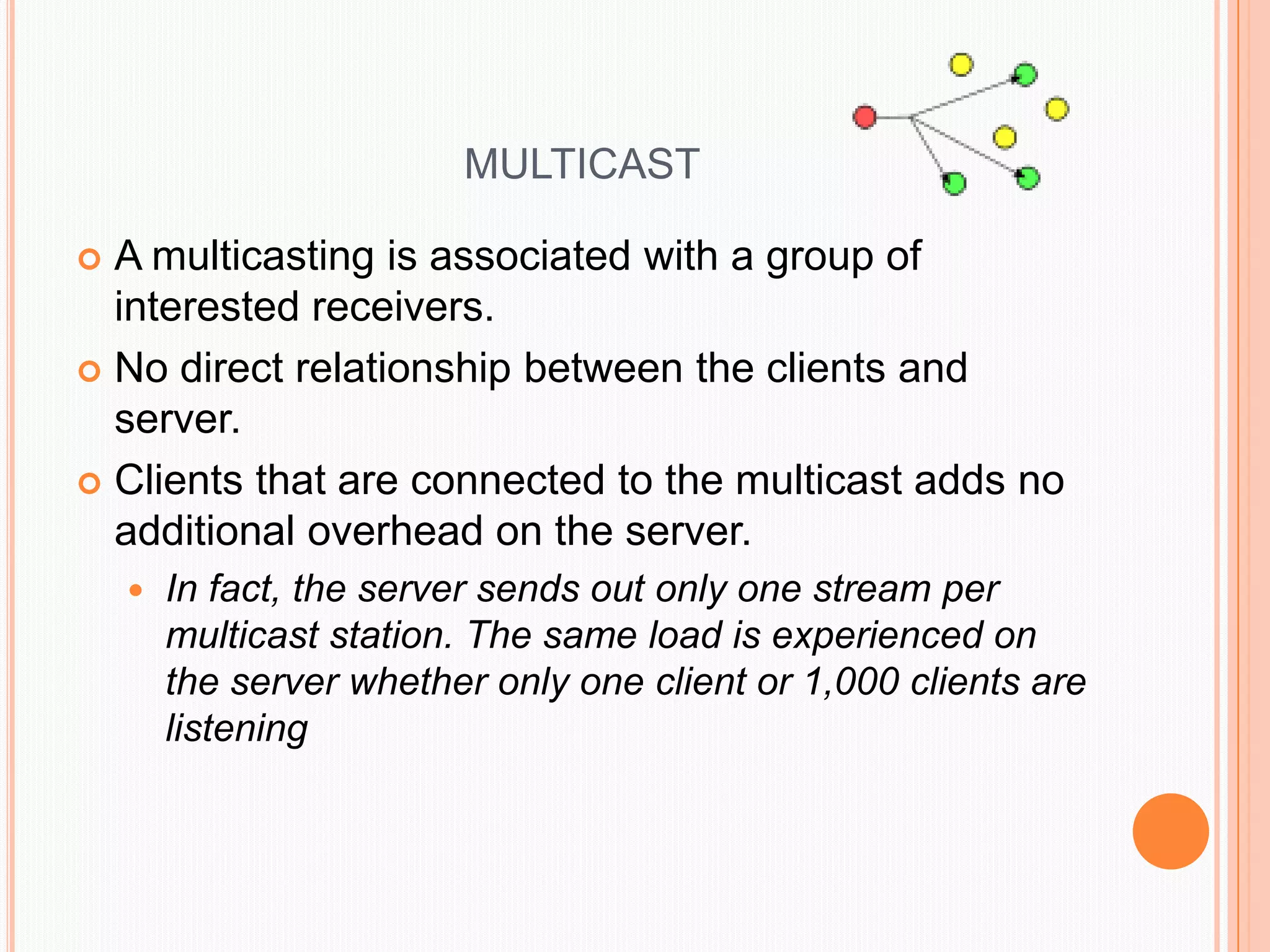 Unicasting , Broadcasting And Multicasting New | PPTX