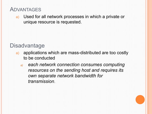 Unicasting , Broadcasting And Multicasting New | PPTX