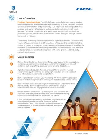 Unica Upgraded V12.0 - Precision Marketing at Scale | PDF