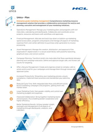 Unica Upgraded V12.0 - Precision Marketing at Scale | PDF