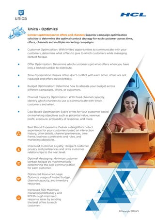 Unica Upgraded V12.0 - Precision Marketing at Scale | PDF