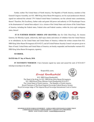 UNITED NATIONS - ICC ORDER | PDF