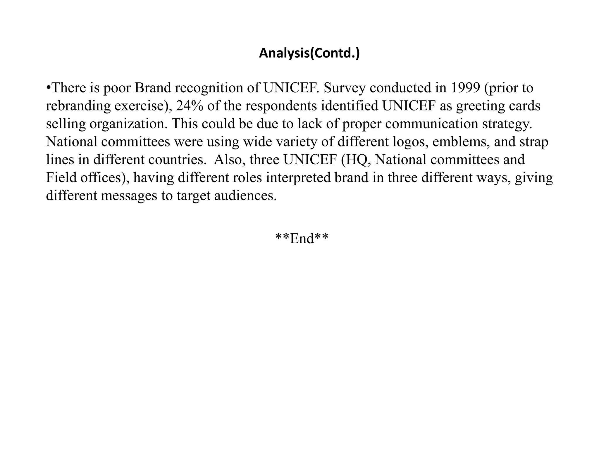 Unicef - rebranding | PDF