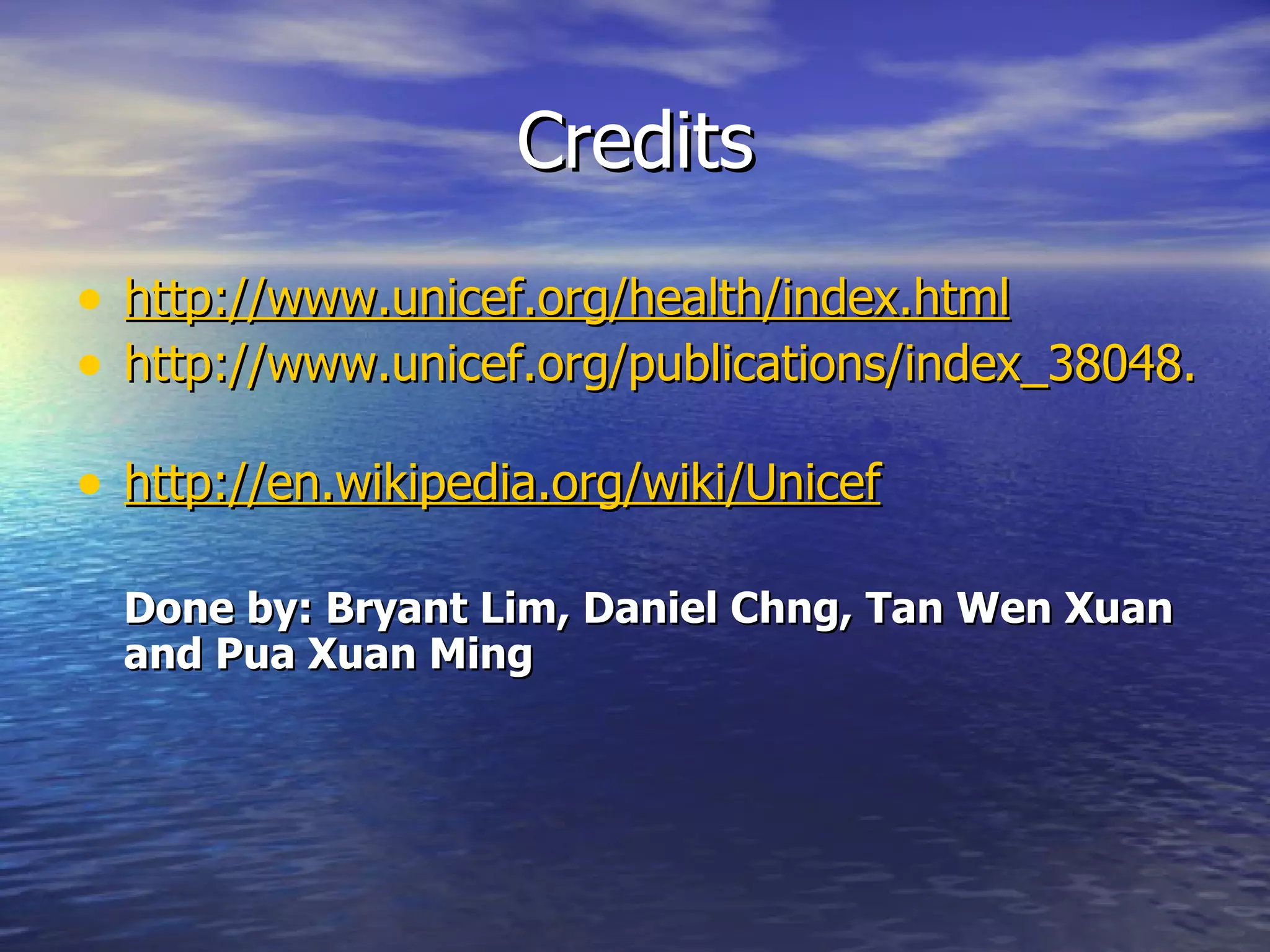 Unicef | PPT