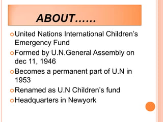 Unicef | PPTX