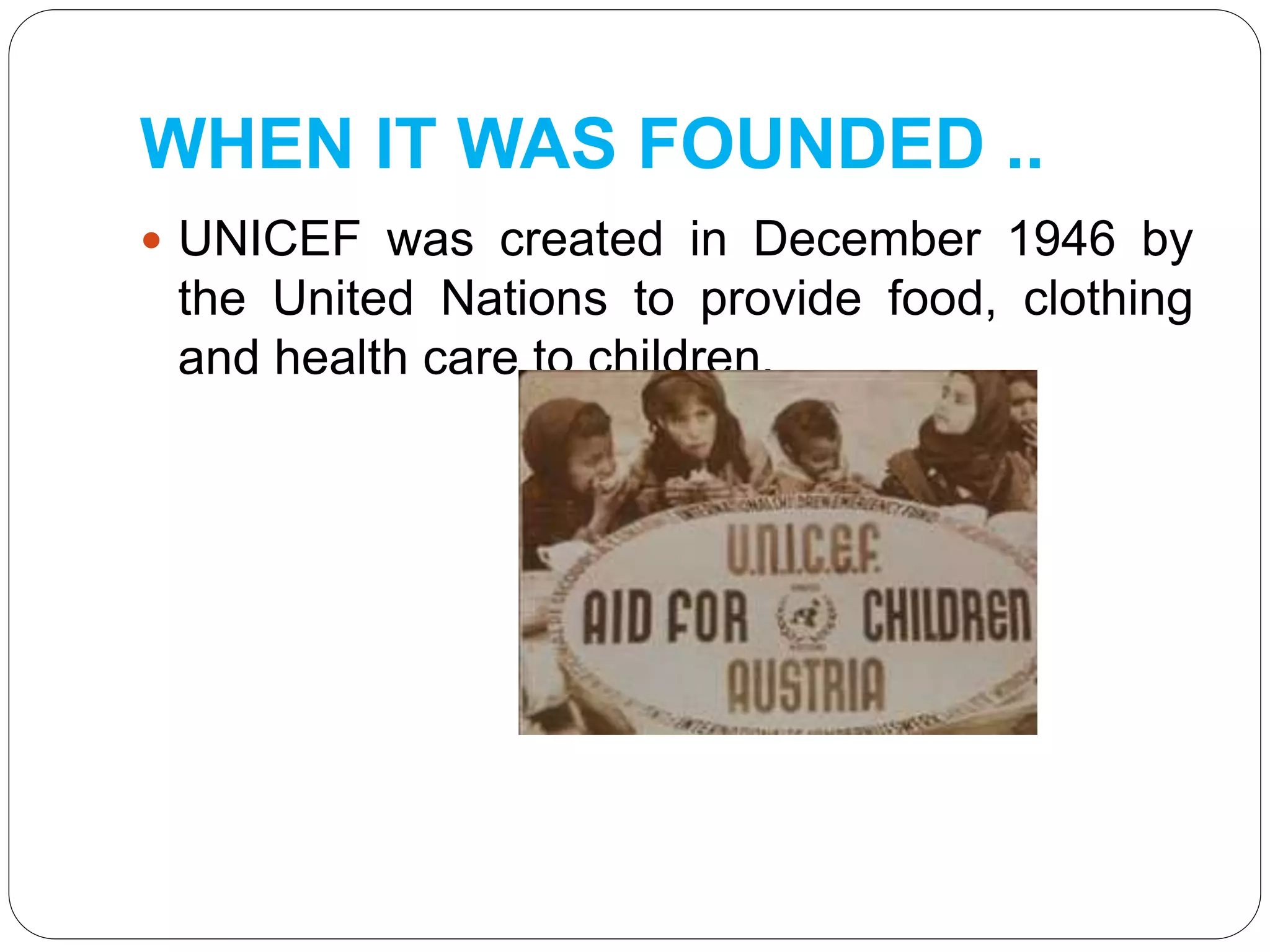 Work: Unicef | PPT